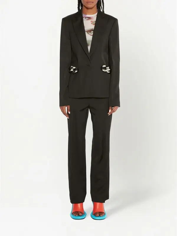 JW Anderson Straight-leg Trousers - Black