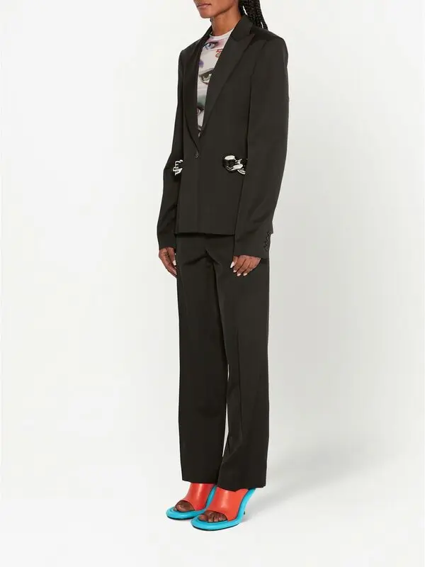 JW Anderson Straight-leg Trousers - Black