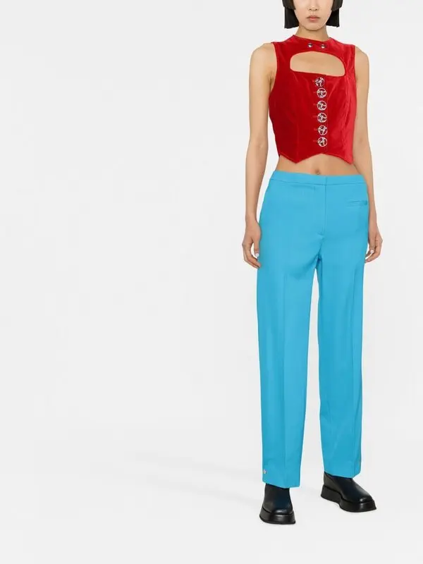JW Anderson Straight-leg Trousers - Blue