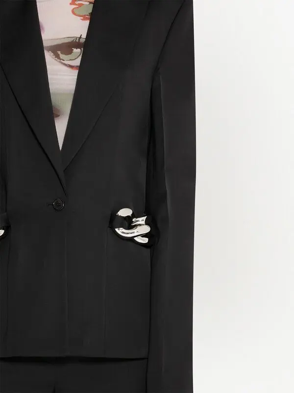 JW Anderson Chain-link Single-breasted Blazer