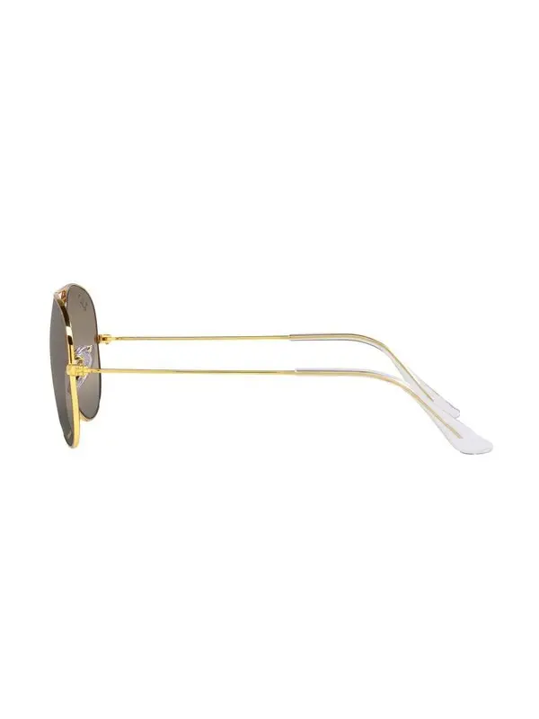 Ray-ban Chromance Aviator Sunglasses - Gold