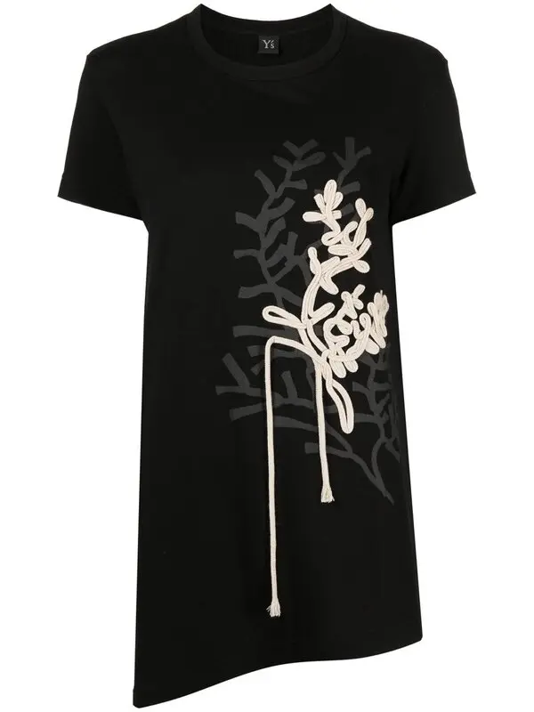 Y’s Rope-embellished T-shirt
