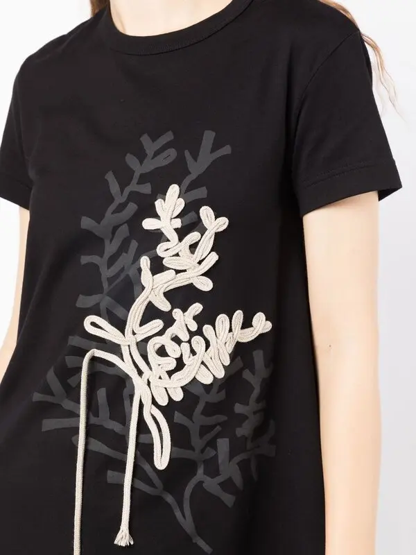 Y’s Rope-embellished T-shirt