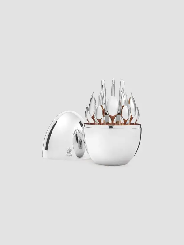 Christofle Mood Collection Silverplated 24-piece Cutlery Set