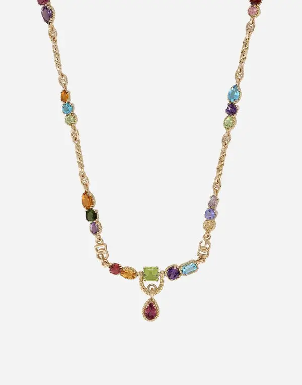 Dolce & Gabbana Rainbow Gemstone Necklace