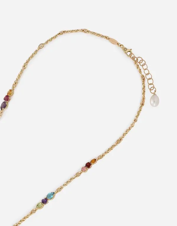 Dolce & Gabbana Rainbow Gemstone Necklace