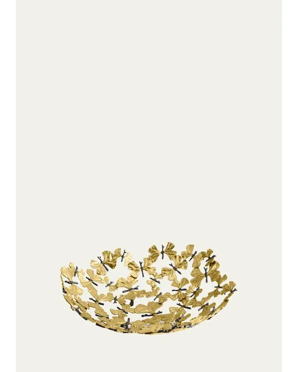 Michael Aram Butterfly Ginkgo Centerpiece Bowl - Bronze