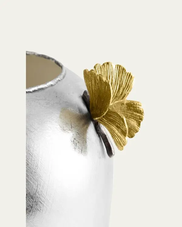 Michael Aram Butterfly Ginkgo Vase, Medium