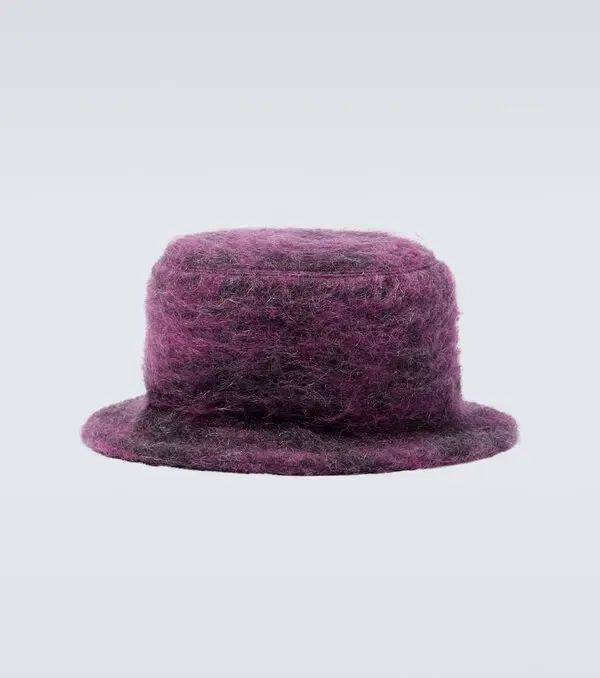 Marni Wool-blend Bucket Hat - Purple