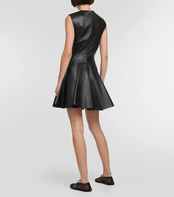 Alaïa Leather Minidress