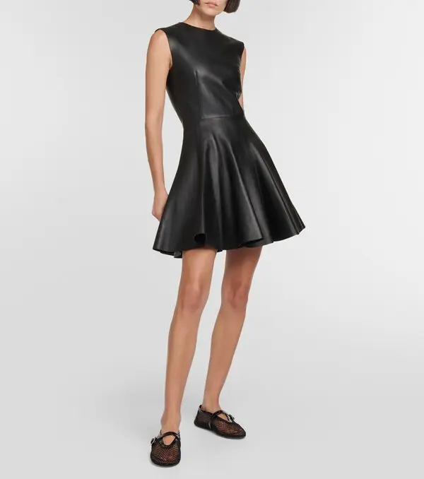 Alaïa Leather Minidress