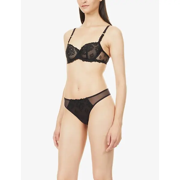 Chantelle Champs Elysées Embroidered Balconette Bra