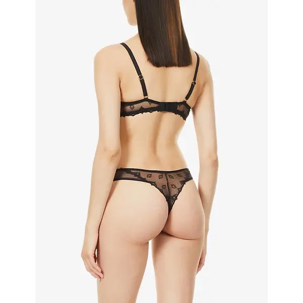 Chantelle Champs Elysées Embroidered Balconette Bra
