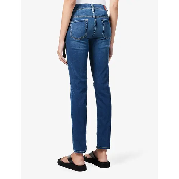 7 For All Mankind Roxanne Slim-fit Mid-rise Stretch-denim Jeans