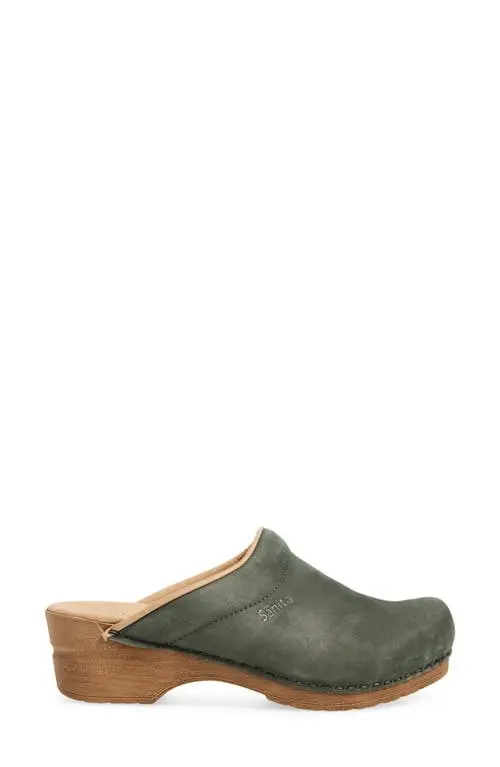 SANITA Ellis Leather Clog