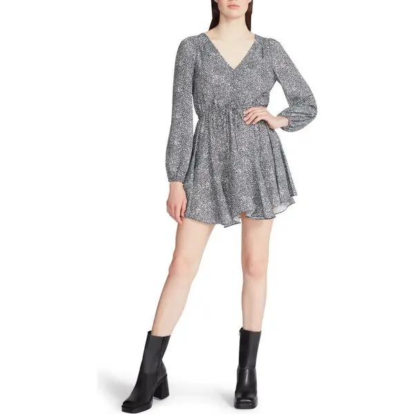 Steve Madden Kara Long Sleeve A-line Dress