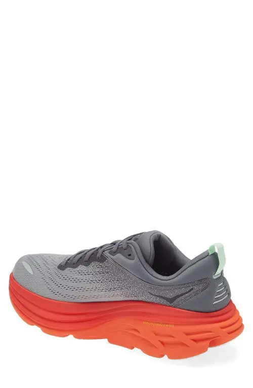 HOKA Bondi Running Sneakers - Castlerock/flame