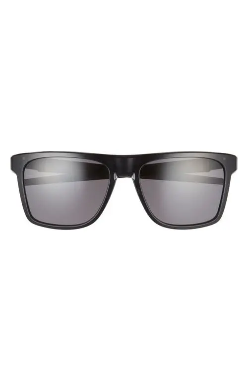 Oakley 57mm Polarized Rectangle Sunglasses - Black Grey
