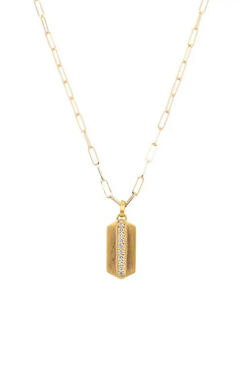 Sethi Couture Maya Diamond Pendant Necklace - Yellow Gold