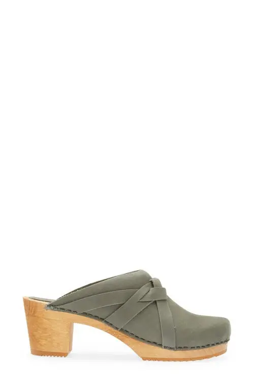 SANITA Manuela Leather Clog - 043 Khaki