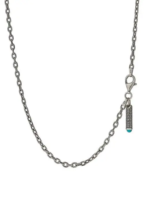 DEGS & SAL Bull Skull Coin Pendant Necklace