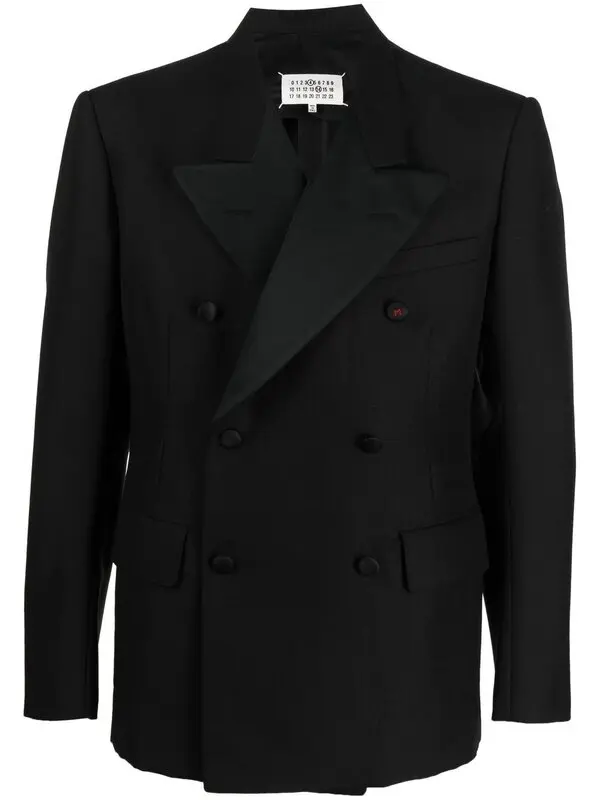 MAISON MARGIELA Double-breasted Mohair Blazer