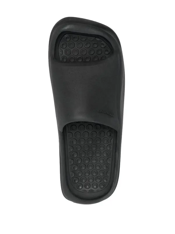 Heron Preston Moulded Open Toe Slides - Black