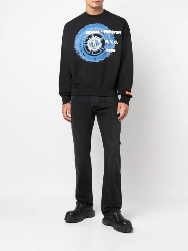 Heron Preston Off Road Print Sweatshirt