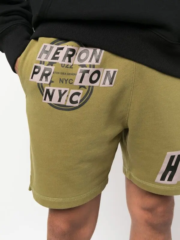 Heron Preston Logo-patch Track Shorts