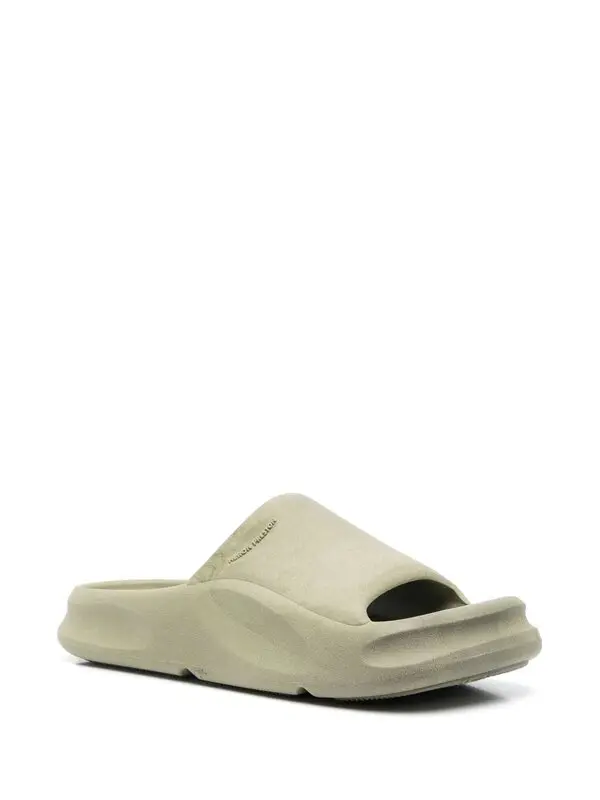Heron Preston Eco Moulded Slides - Green