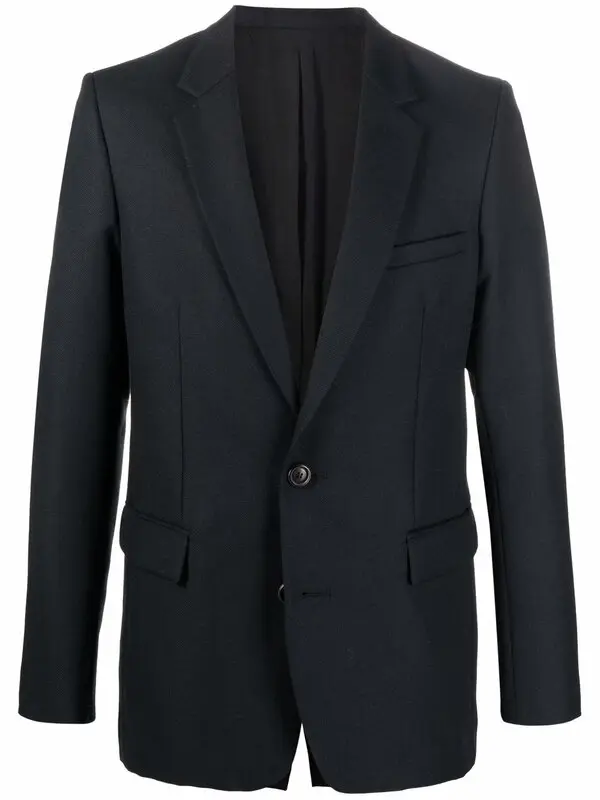 Ami Single-breasted Blazer - Black