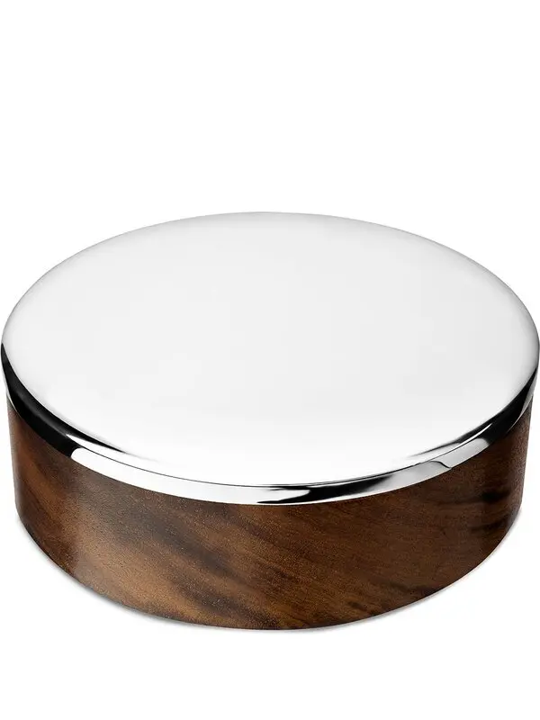Christofle Large Uni Round Box - Silver