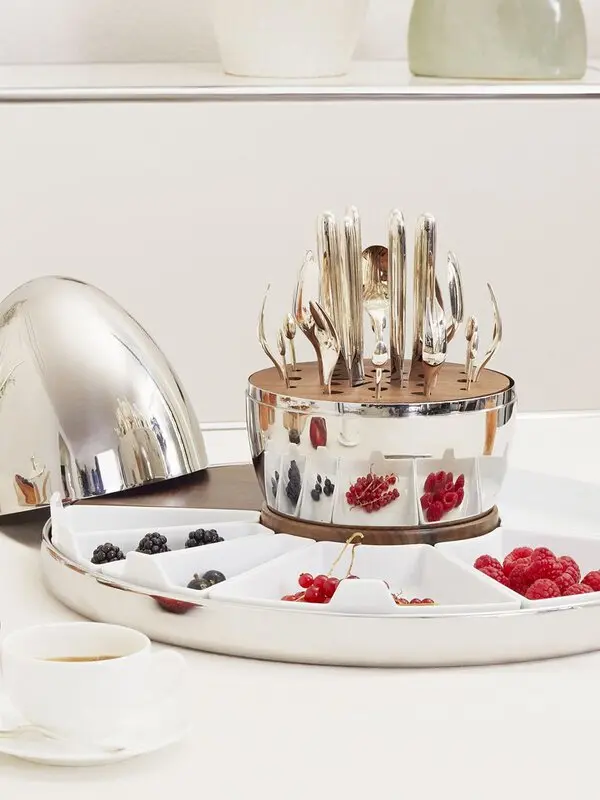 Christofle Mood Party Round Tray - Silver