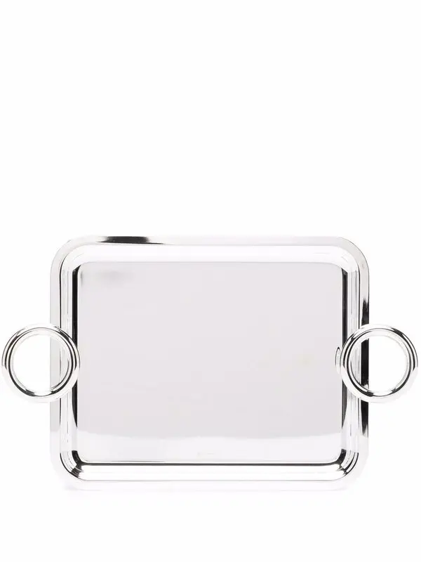 Christofle Vertigo Rectangular Tray - Silver