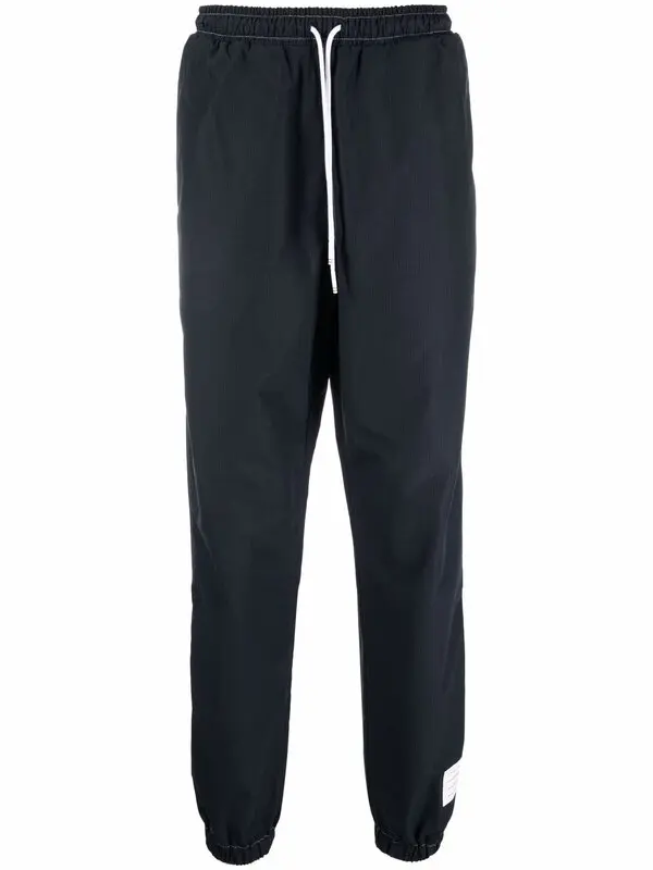 Thom Browne Name-tag Track Pants - Blue