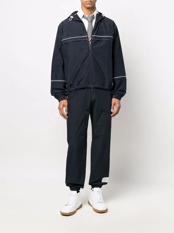 Thom Browne Name-tag Track Pants - Blue