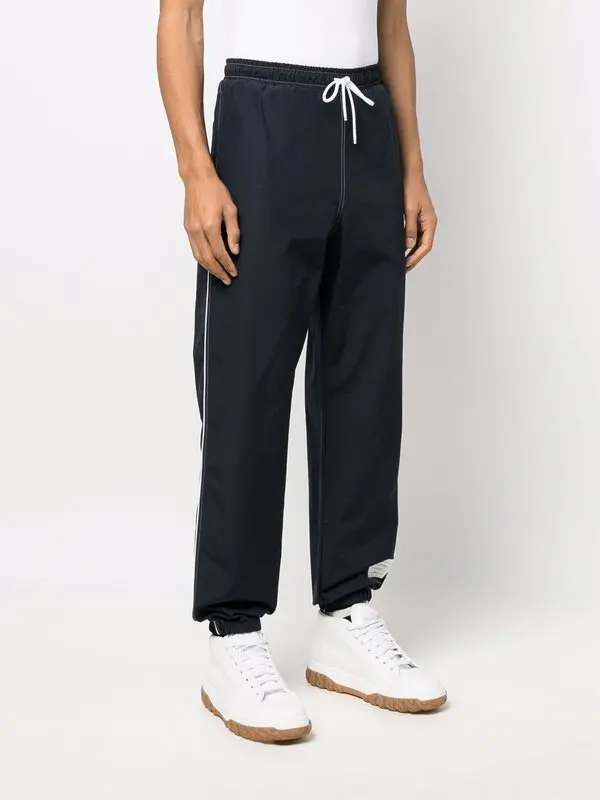 Thom Browne Name-tag Track Pants - Blue