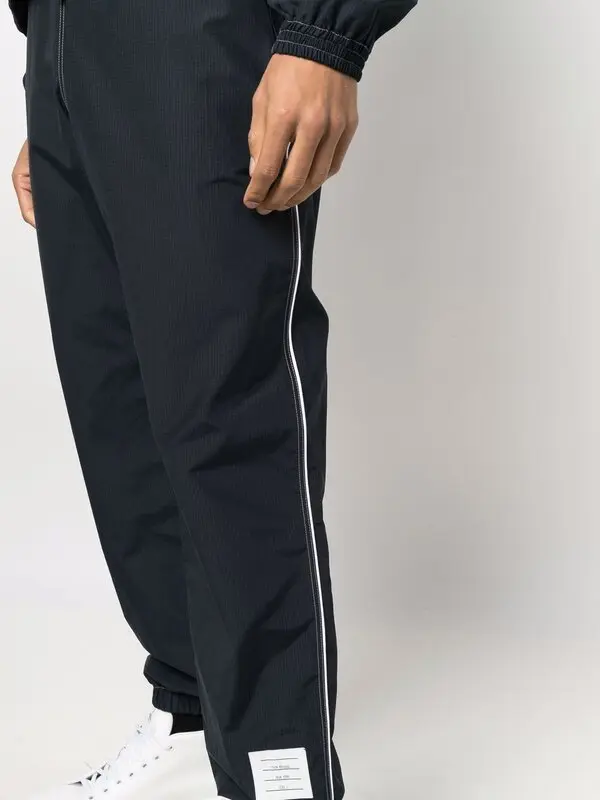 Thom Browne Name-tag Track Pants - Blue