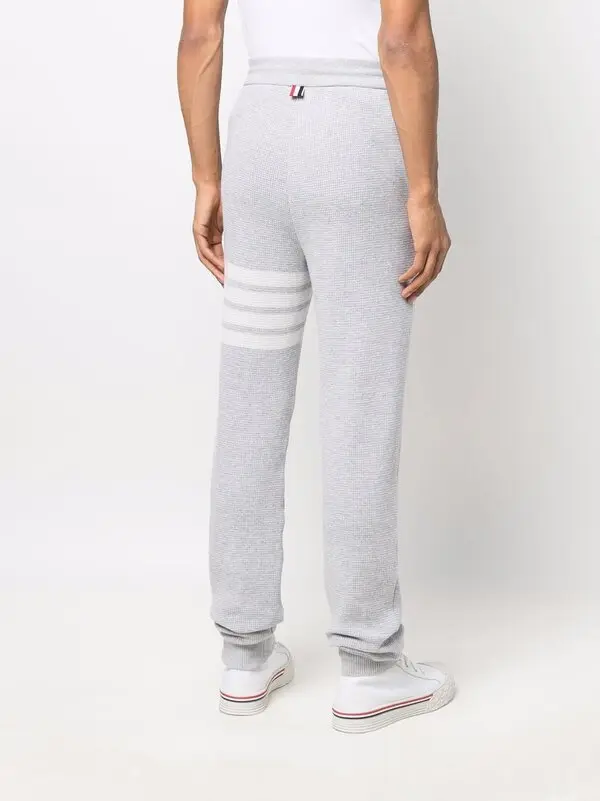 Thom Browne 4-bar Knitted Track Pants - Grey