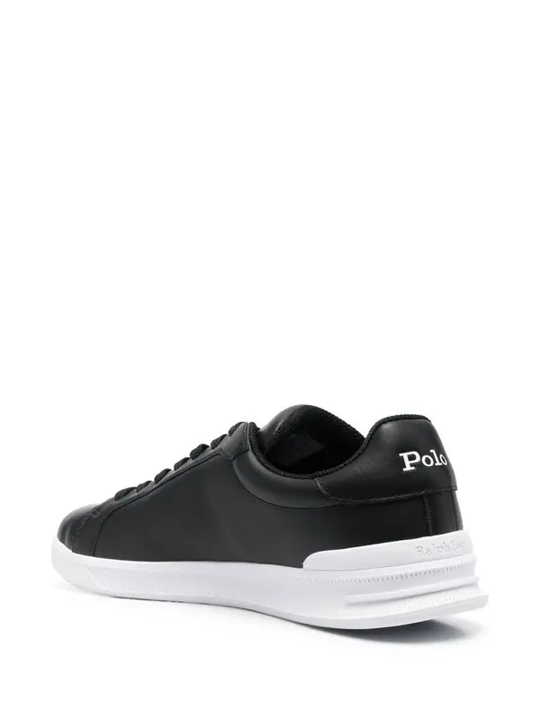 Polo Ralph Lauren Embroidered Pony Low-top Sneakers - Black