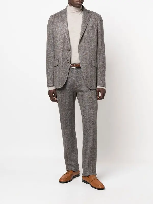 Etro Herringbone Striped Blazer