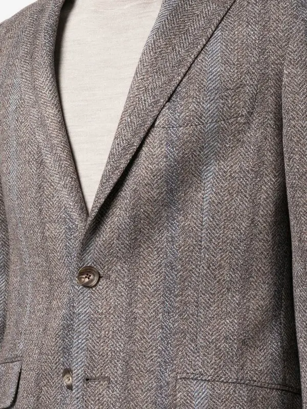 Etro Herringbone Striped Blazer