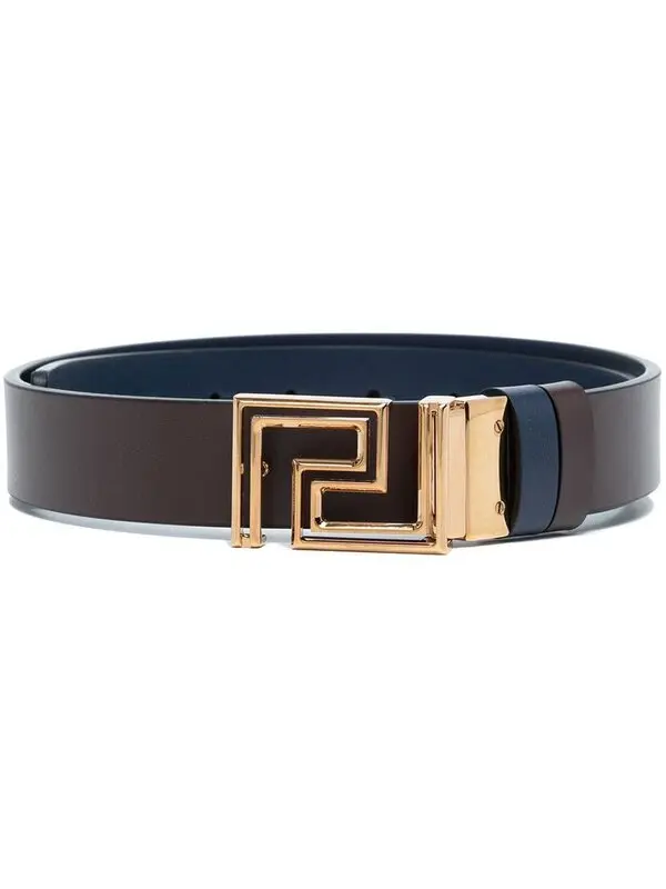 Versace Greca Reversible Leather Belt