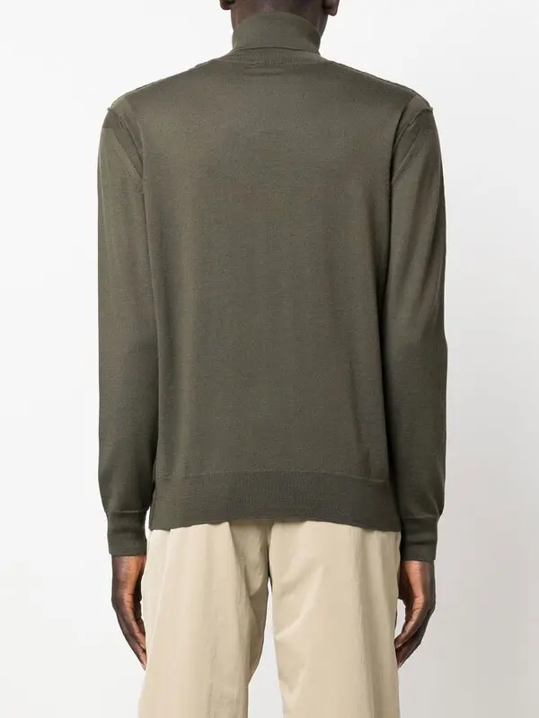 Etro Logo-embroidered Roll-neck Jumper