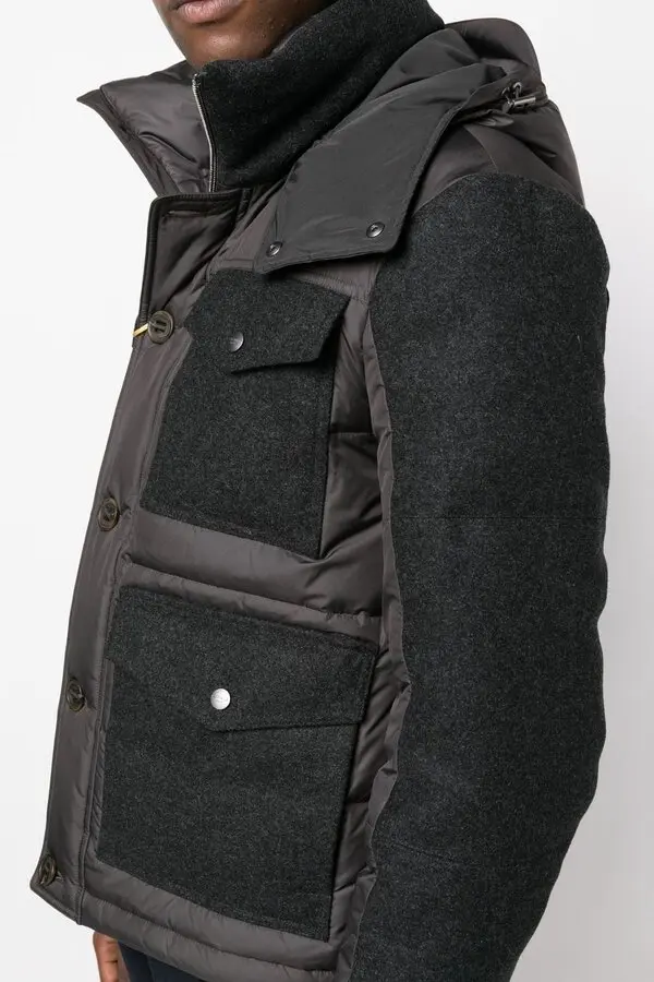 Canali Hooded Padded Jacket