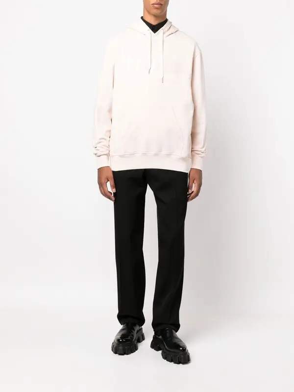 Alexander McQueen Graffiti Logo Hoodie - Pink