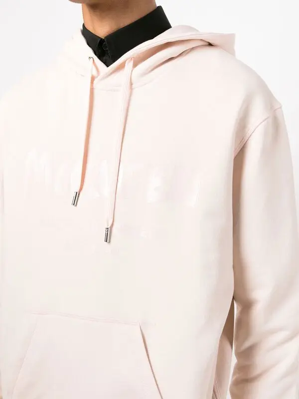 Alexander McQueen Graffiti Logo Hoodie - Pink