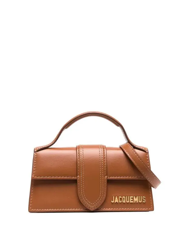 Jacquemus Logo-plaque Mini Tote Bag - Brown