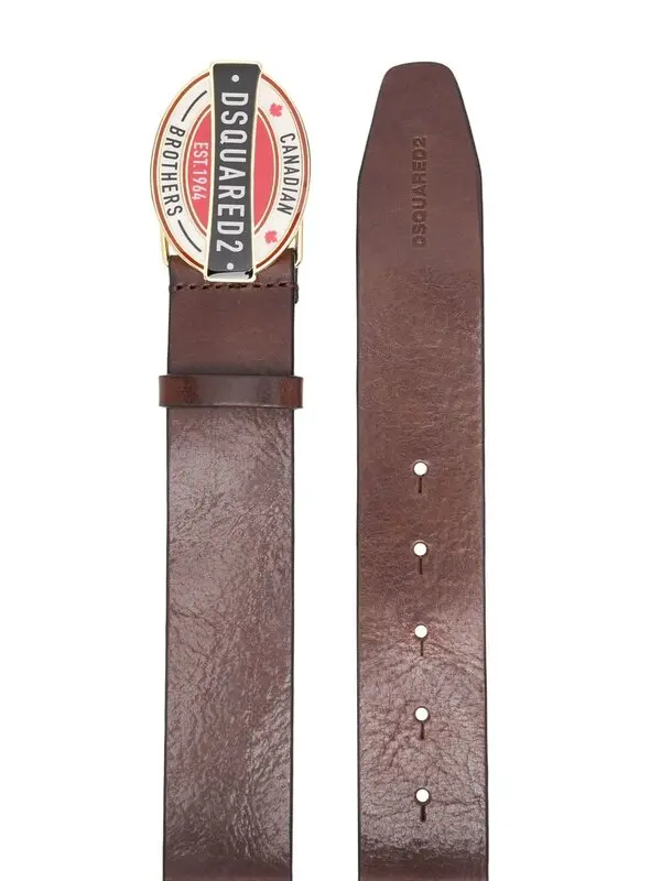 Dsquared2 Leather Logo-buckle Belt