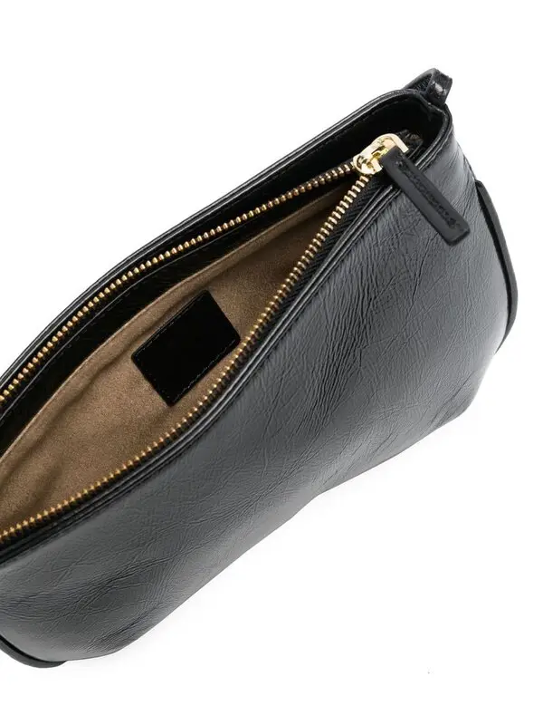 Manu Atelier Curve Leather Shoulder Bag
